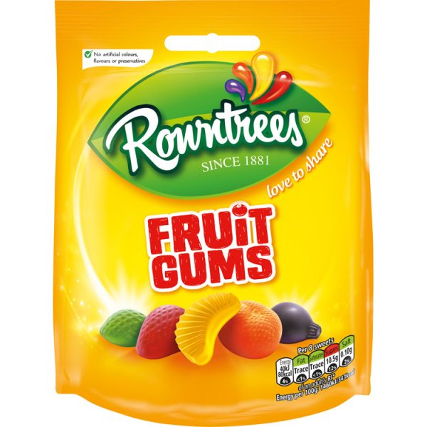 Nestlé Rowntrees Fruit Gums Pouch Bag 5.3oz (150g) – BWI