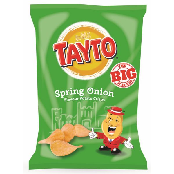 Tayto Spring Onion Crisps 1.15oz (32.5g) – BWI