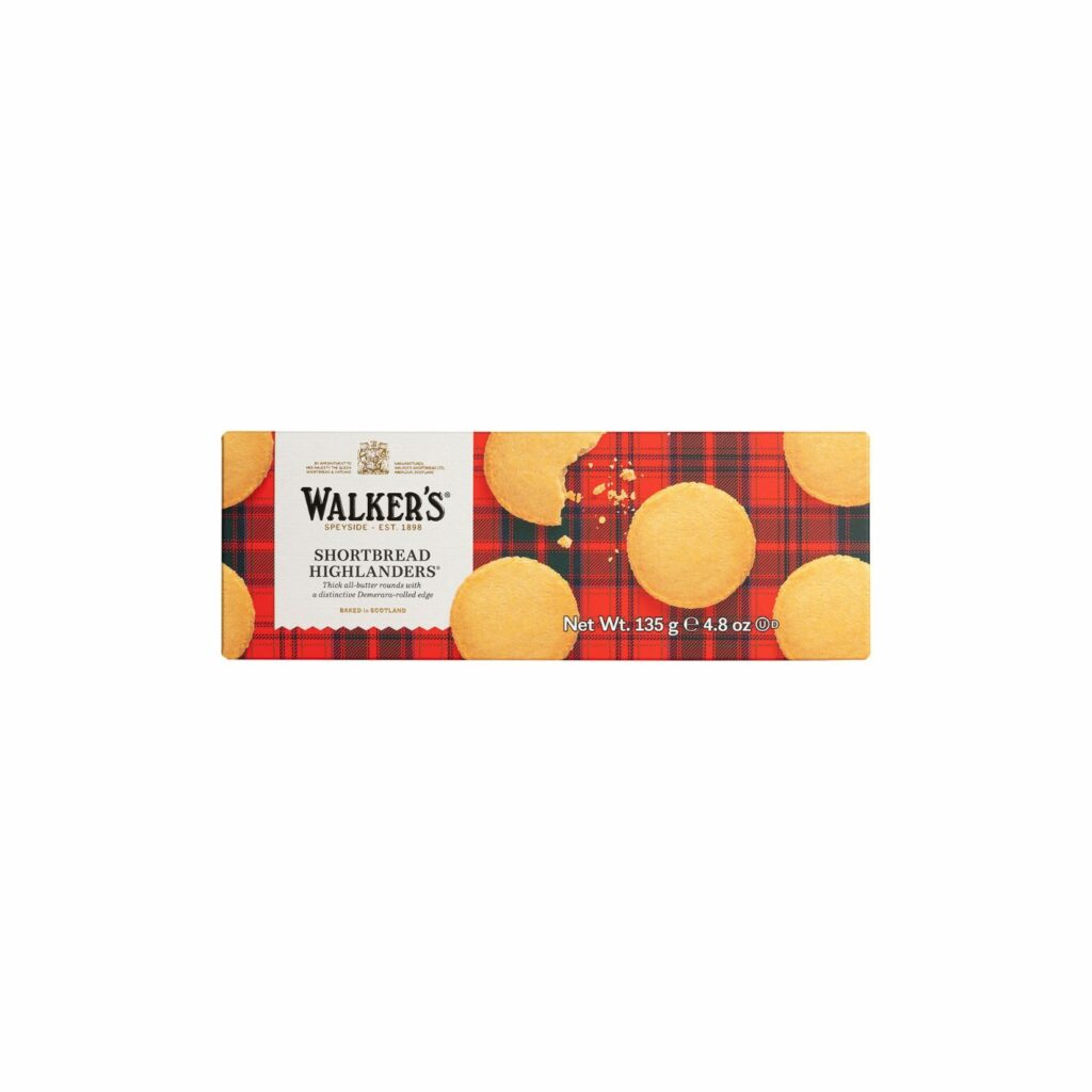 Walkers Shortbread Highlanders Shortbread, Carton 4.8oz (136g) (Holiday ...